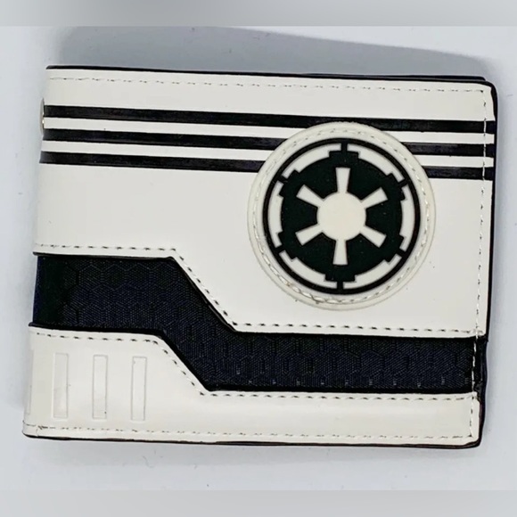 Star Wars | Bags | New Disney Star Wars Imperial Crest Bi Fold Wallet ...
